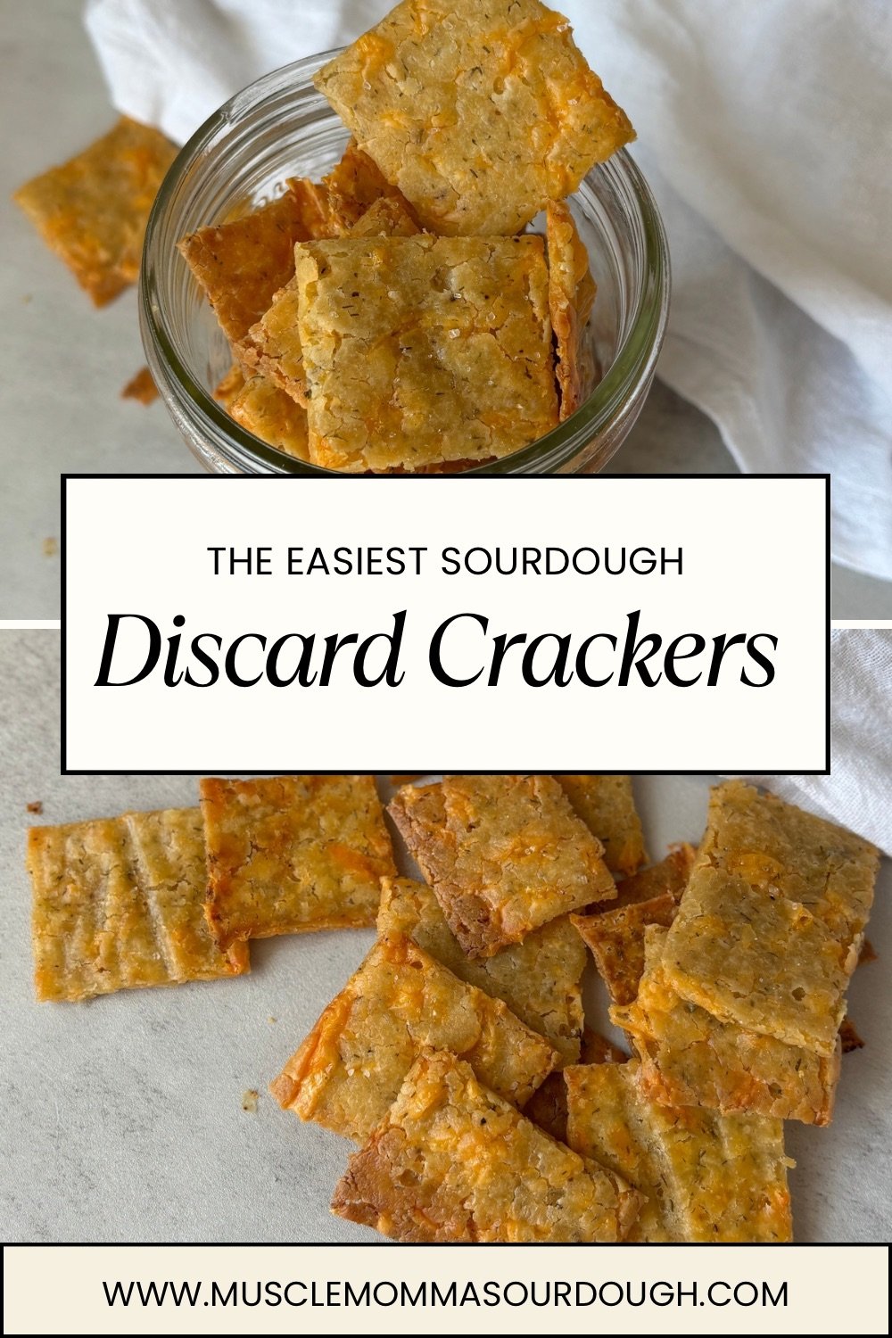 The Easiest Sourdough Discard Crackers - Muscle Momma Sourdough