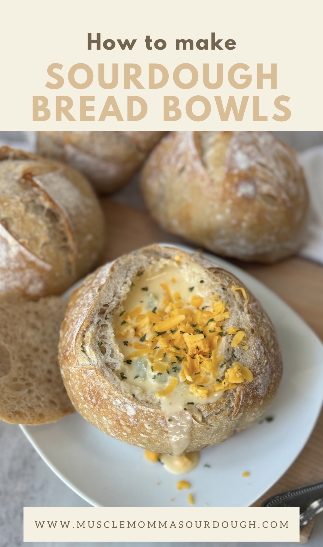 How to Make Mini Sourdough Loaves (Perfect for Bread Bowls!) - Muscle ...